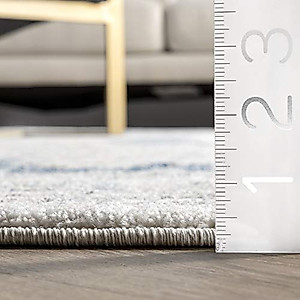 nuLOOM Persian Verona Distressed Area Rug, 3' x 5', Blue