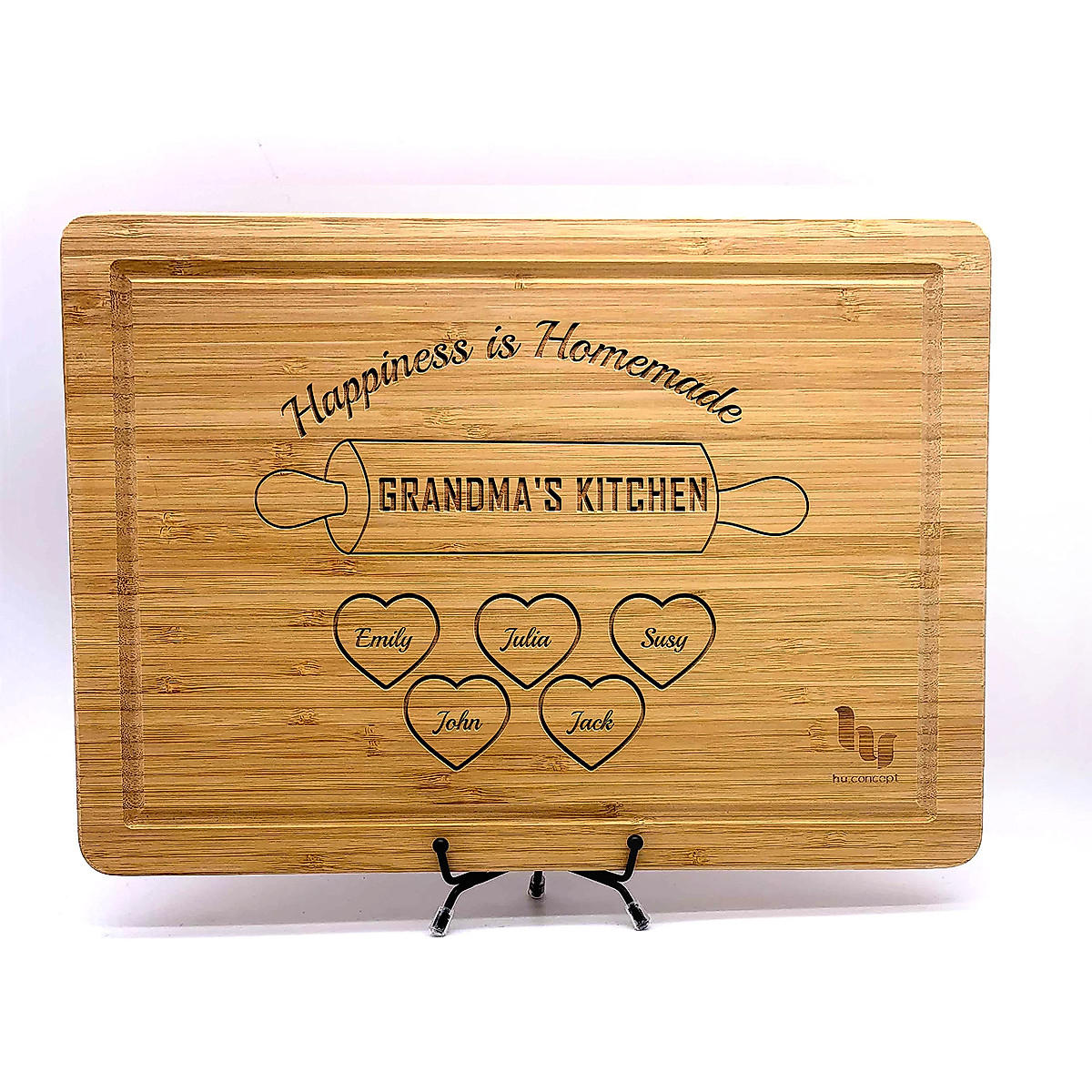 Personalized Gifts for Mom Kitchen, Cutting Board, Custom Engraved Serving Platter, Customized Mom and Grandma Gift, Decor for Mother's Kitchen, Engraved Kitchen Sign, Different Design Options