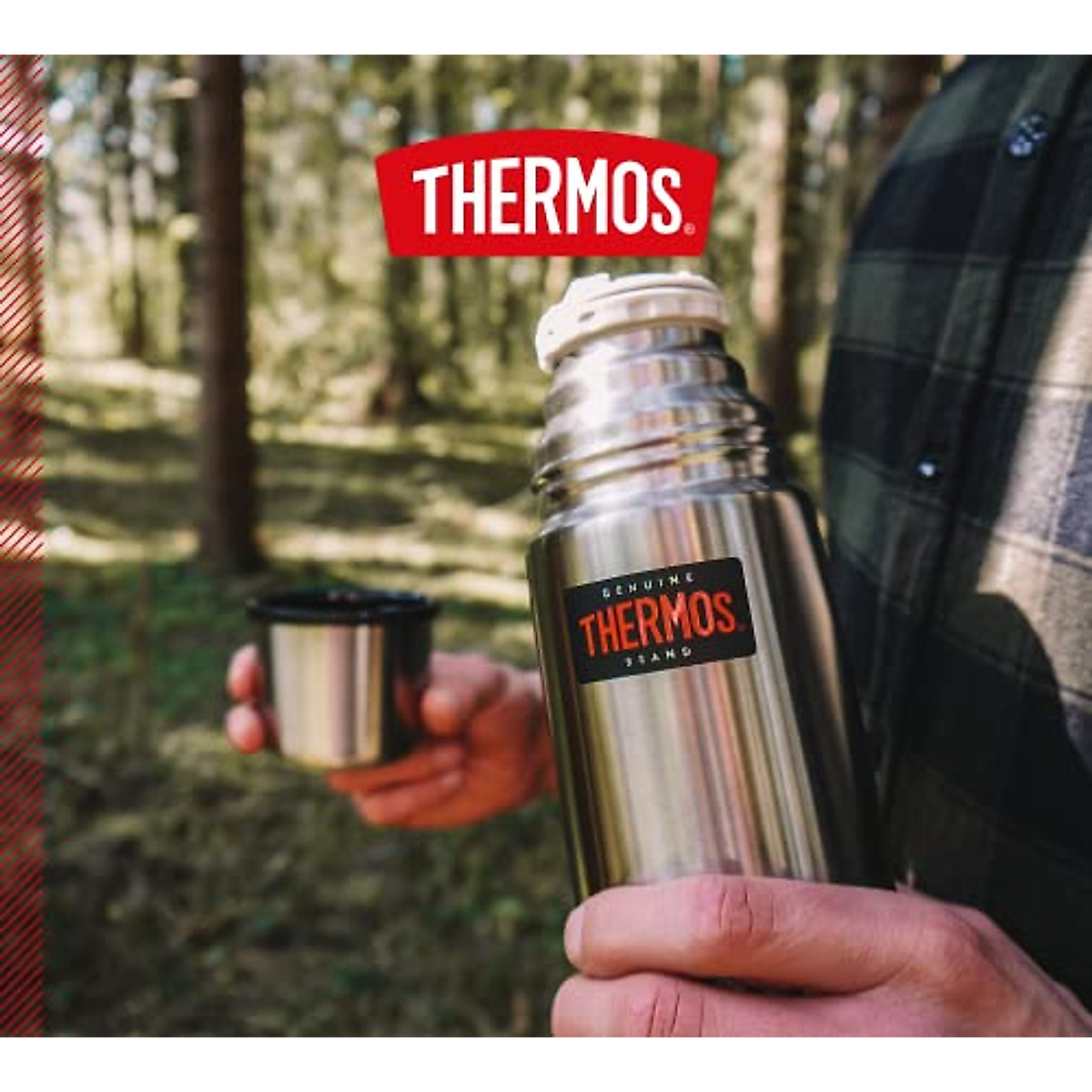 Thermos Light and Compact Flask, Stainless Steel, 350 ml
