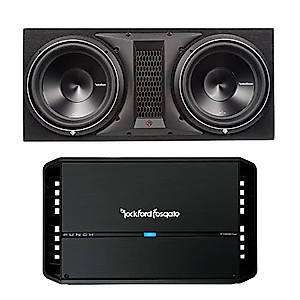 Rockford Fosgate - Two Punch P3 12" Subwoofers in a Ported Enclosure with a Punch Series P1000X1bd Amplifier