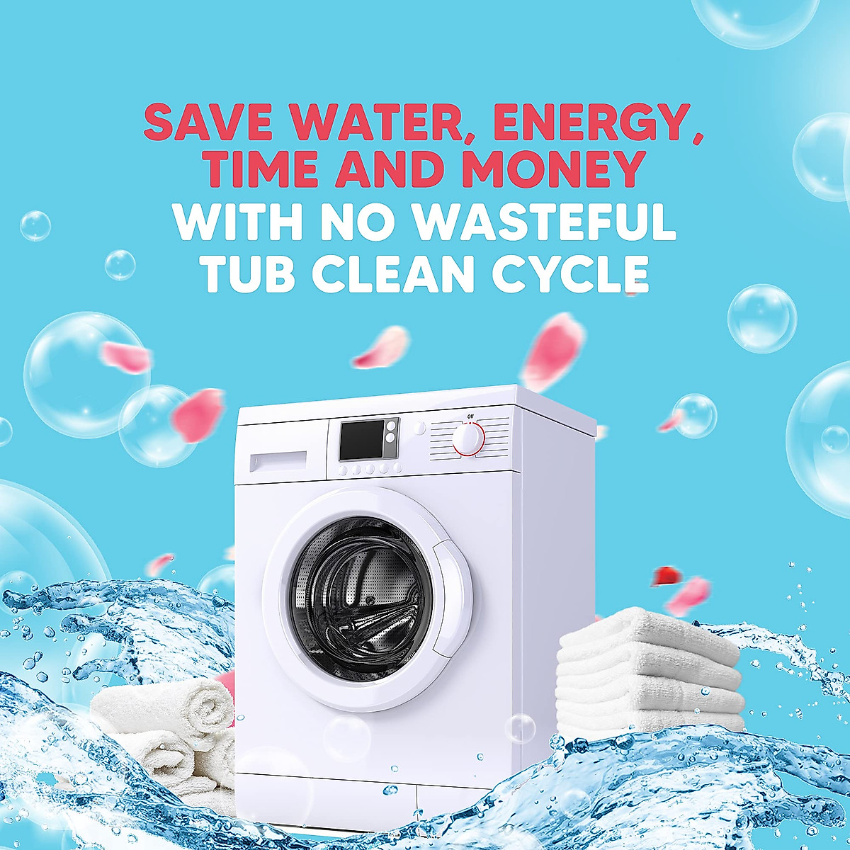 Smelly Washer & Towel Cleaner, 24 Treatments