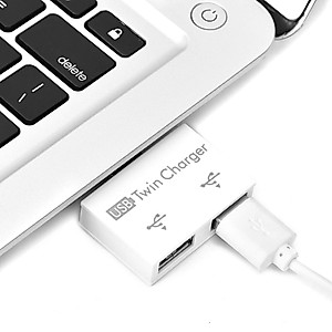 USB Hub, Firm Plug and Play Hub for Travel for Laptop for Home for Computer(White, 12)