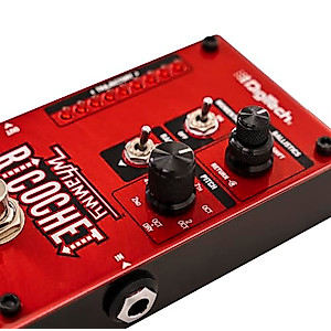 DigiTech Mini Pitch Acoustic Guitar Effect Pedal, Red (Whammy Ricochet)