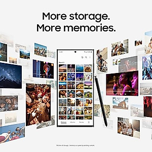 SAMSUNG Galaxy S23 Ultra Series AI Phone, Unlocked Android Smartphone, 512GB Storage, 12GB RAM, 200MP Camera, Night Mode, Long Battery Life, S Pen, US Version, 2023, Cream