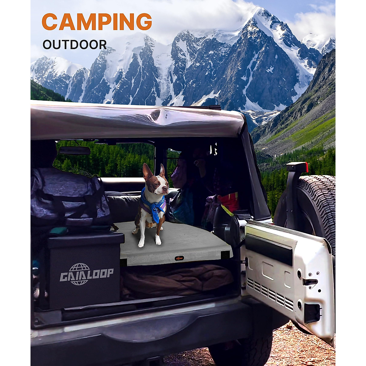 GAIALOOP Memory Foam Futon Mattress Car Camping Bed Glamping Roll Up Mattress, Japanese Floor Sleeping Mat Camp Cot Mattress Pad Travel Guest Adults Side Sleepers Space Gray [Twin: 75 * 38 * 3" ]