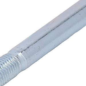 Hex Half Tooth Bolts, Hard Wearing Carbon Steel Half Thread Bolt High Hardness Strong Lengthened for Lawn Mower(10x250)