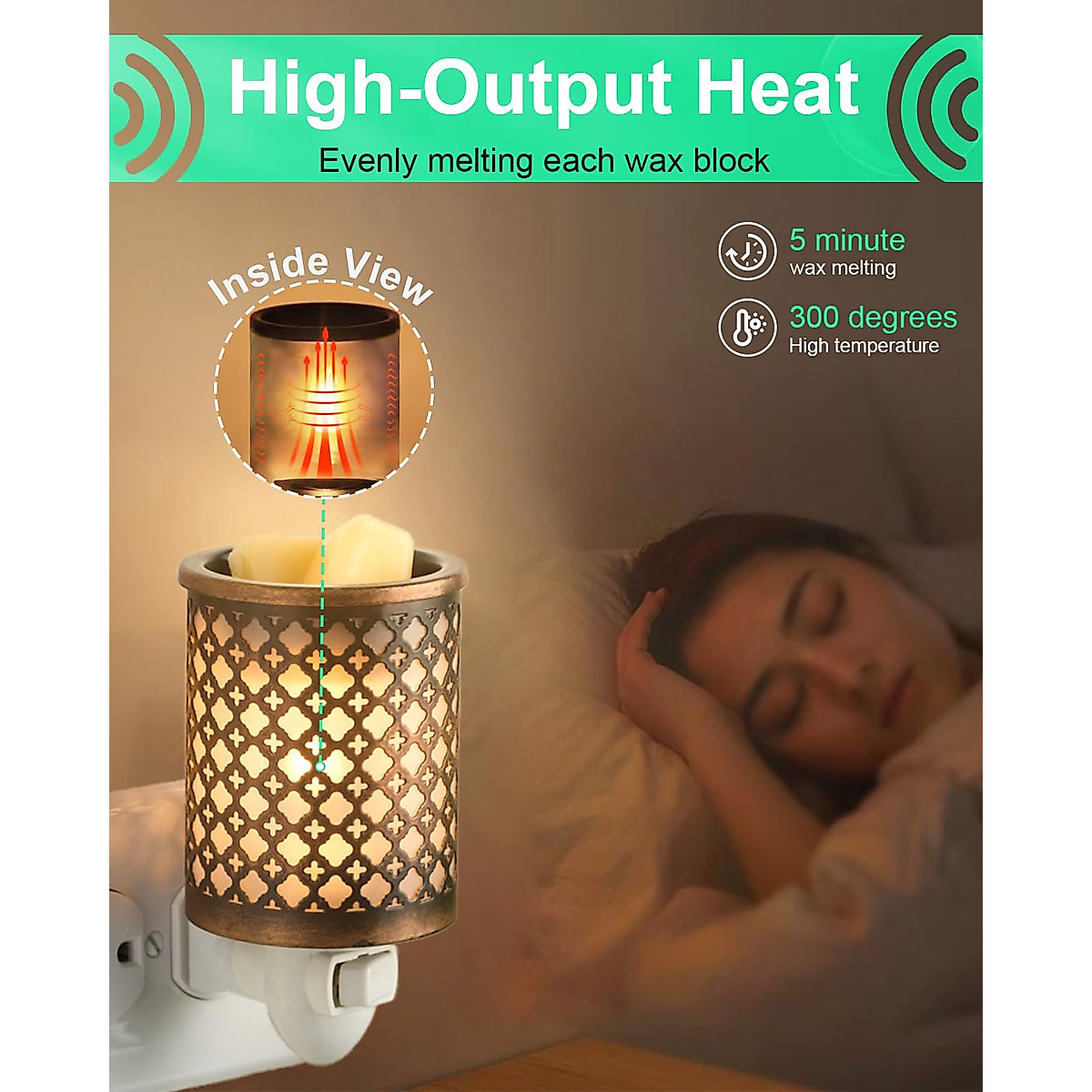 MEQIQTEK Salt Lamp Bulb - Scentsy Light Bulbs for Plug in Wax Warmer - 15 Watt Night Light Bulbs - E12 Bulbs for Household Salt Lamp - C7 Bulb Shape, 15packs