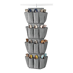 Whitmor Rotating Crosshatch Gray Closet Organizer