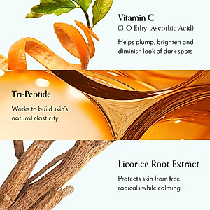 Bliss Rest Assured Eye Cream & Bright Idea Vitamin C Serum - Anti-Aging, Reduces Dark Spots, Boosts Elasticity - Vegan & Cruelty-Free