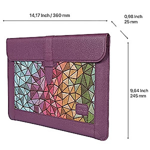 Londo Top Grain Leather Macbook Bag Laptop Sleeve for MacBook Pro and MacBook Air Case - 14 Inch - 13 Inch (M2, M2 Pro, M2 Max, M1) - 13.3 Inch - iPad Pro 12.9 Inch - 2020 2021, 2022 and 2023 Models