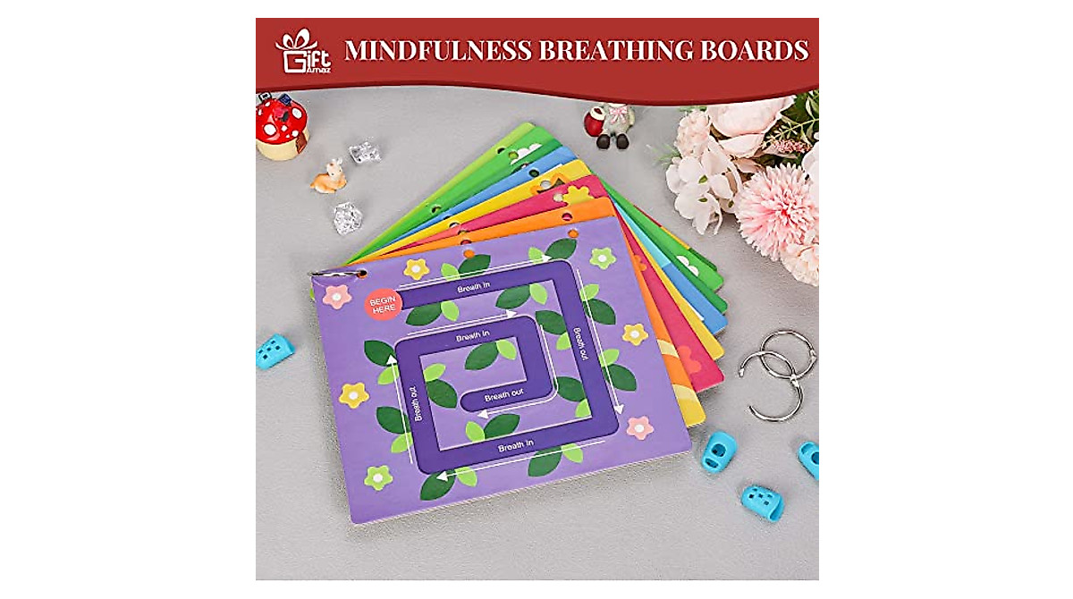 GiftAmaz Mindful Maze Boards - Calming Toys for Kids