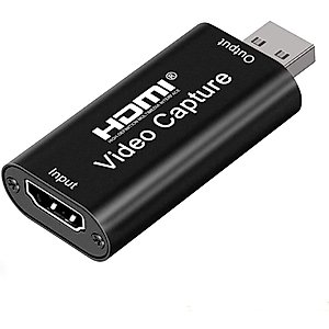 AVERYN Upgraded Audio Video Capture Cards, 1080p 60fps Capture Card,Ultra High Speed USB 3.0 for Gaming, Streaming Compatible with Nintendo Switch, PS34, Xbox One, Twitch, YouTube (Black) (A363)