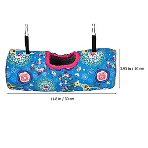 POPETPOP Cage Playing for Sleeping Swing Ferret Rat Pet Nest House Tunnel- Small Hanging Flannel Rabbit Accessories Toy Glider Pig Guinea Bag Bed Squirrel
