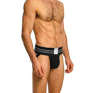 BSHETR Men's Athletic Supporters Jockstrap Active Underwear (4-Pack(Multipack), L:32"-34",81cm-86cm)