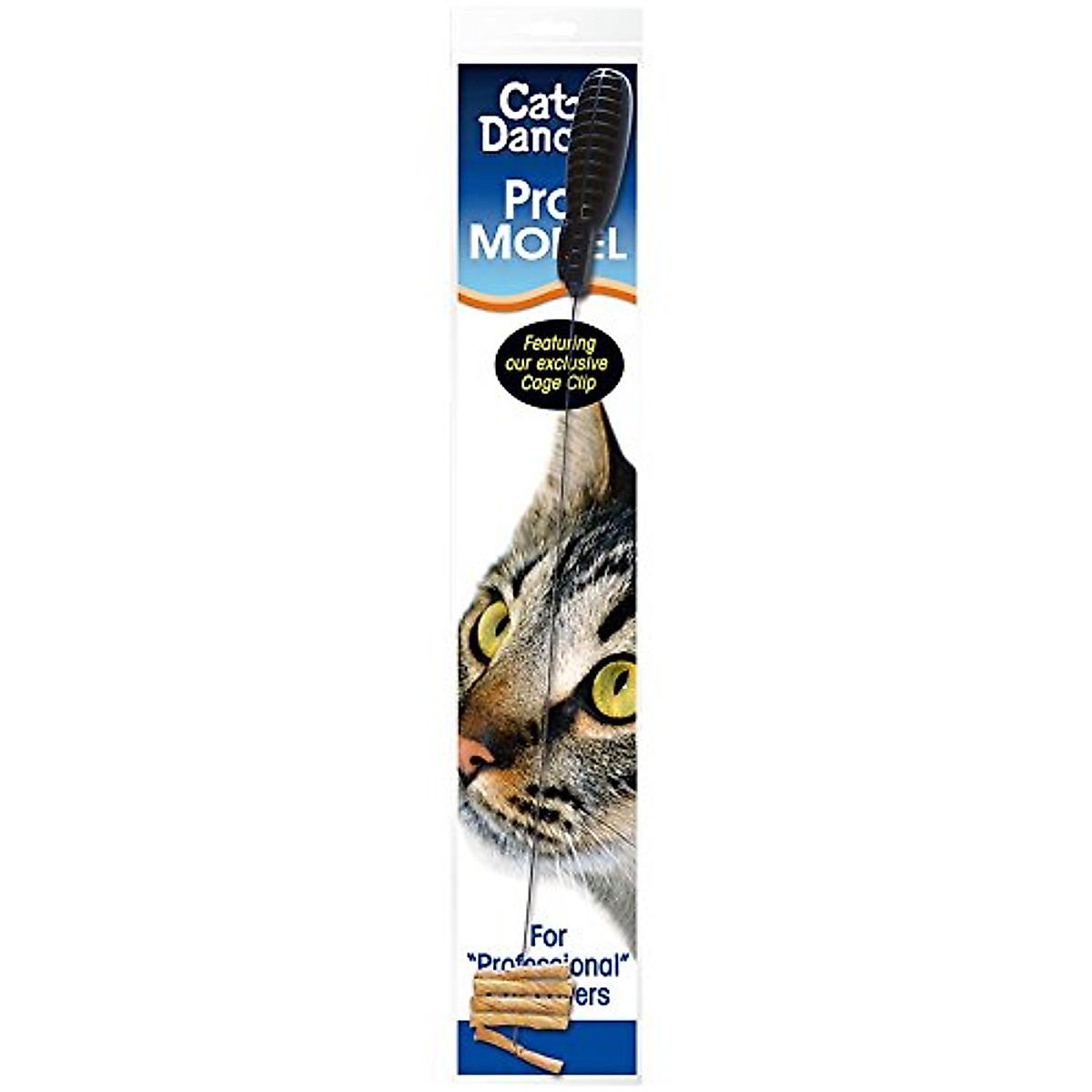 CAT DANCER Products Pro-Model Cat Toy with Cage Clip, Interactive Cat Toy for Cat Confined in Carrier