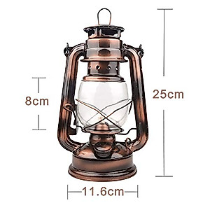 GAOZ Outdoor Lights Retro Style Portable Lighting Kerosene Lamp Metal Camping Light Outdoor Camping Tent Lamp Household Emergency Lamp for Home,Garden,Yard,Decorations