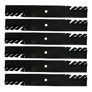 6pcs Toothed Blades Toro 107-3192-03 Scag 481706 482461 482877 483316 48110 48184