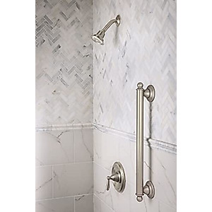 Moen Brantford Brushed Nickel Posi-Temp Pressure Balancing Shower Trim Kit, Valve Required, T2152BN