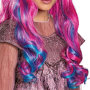 Disguise Audrey Descendants 3 Girls Polypropylene, Wig Standard, pink