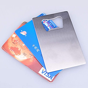Wekioger Credit Card Bottle Opener for Your Wallet, 6 Packs