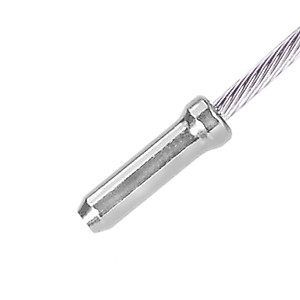 100x Set Bike Cable End Caps Silver Brake Shifter Wire Universal Crimps Road MTN