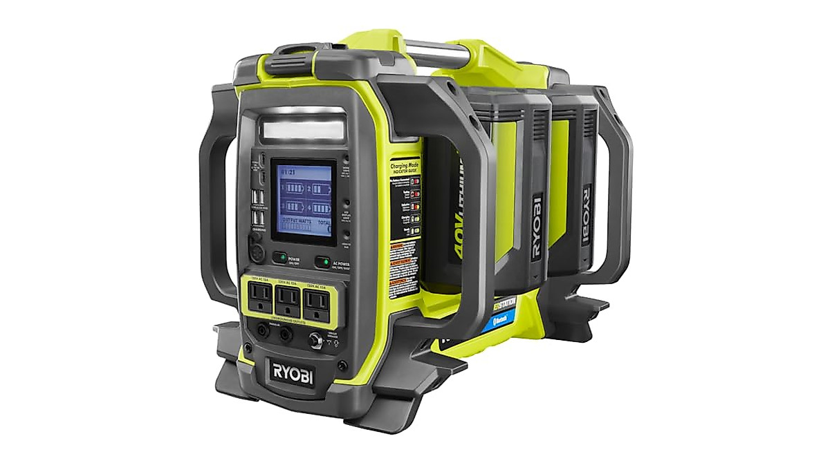 RYOBI 40V 1800W Power Station & Charger - Portable Power