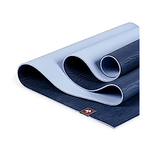 Manduka eKO Yoga Mat - For Women and Men, Strong, Durable, Non Slip Grip, 5mm Thick, 71 Inch, Midnight Blue, 180cm x 60cm x 5mm