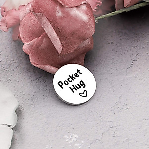 KUIYAI Pocket Hug Token Always Remember You Are Braver Than You Believe Token (Remember-Pocket Hug S)