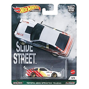 Hot Wheels Premium Car Culture Slide Street Slidewayz Complete Set of 5 Diecast Vehicles