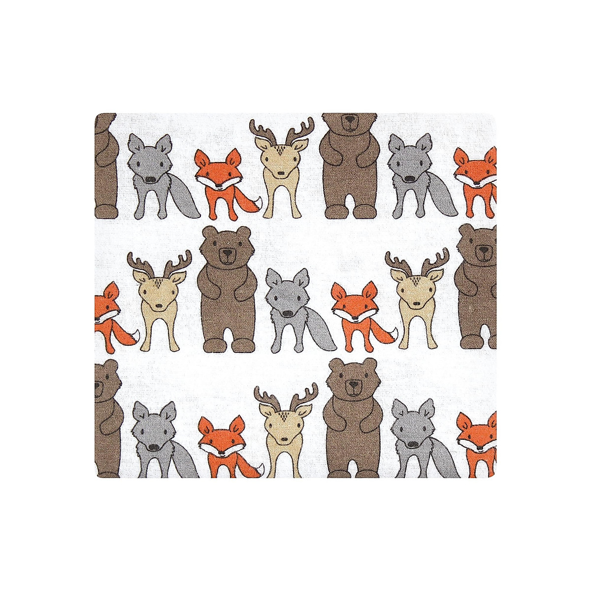 Hudson Baby Unisex Baby Cotton Flannel Receiving Blankets, Wild Forest, One Size