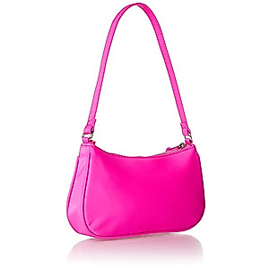The Drop Women's Melanie Small Shoulder Bag, Hot Pink Nylon, One Size