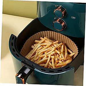 UPKOCH 100pcs Air Fryer Paper Baking Paper Liners Air Fryer Parchment Paper Liners Steamer Paper Nonstick Baking Sheets Baking Trays for Oven Disposable Paper Cups Air Fryer Paper Liner