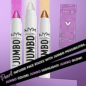 NYX PROFESSIONAL MAKEUP, Jumbo Multi-Use Face Highlighter Stick - Vanilla Ice Cream