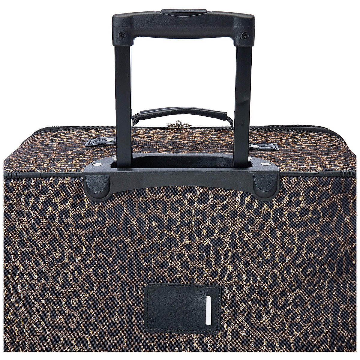 Rockland Jungle Softside Upright Luggage Set, Leopard, 4-Piece (14/19/24/28)
