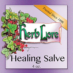 Herb Lore Healing Salve 4 oz - Natural Baby Diaper Rash Ointment with Calendula, Supports Healing of Drool Rash, Eczema & Cradle Cap