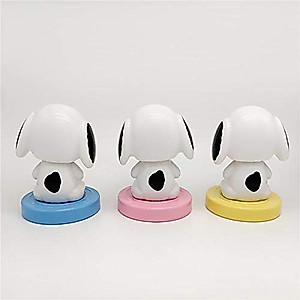 Colcolo Solar Bobbleheads Dog Model, Dashboard Car Decorations, Desktop Ornaments , Blue