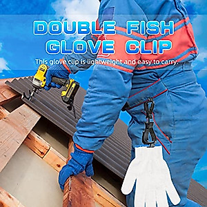 NANHONG Glove Clips, Glove Holder, Glove Clips For Work, Glove Holder Clip, Work Gloves, For Duty Belt, For Construction