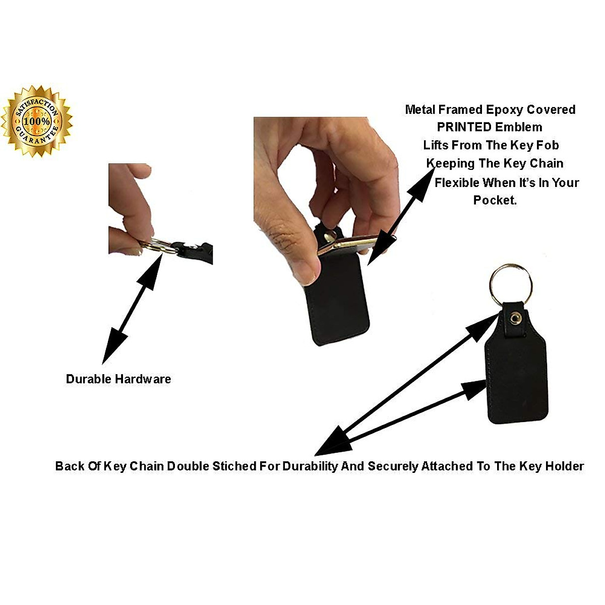 Brotherhood 1981-1988 Compatible with Blazer K5 Emblem Design Keychain Key Holder Key Ring For Men Heavy Duty Car Keyring For Men and Women