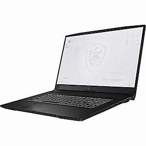 MSI WF76 Workstation Laptop: 17.3" 144Hz FHD 1080p, Intel Core i7-11800H, NVIDIA Quadro A2000 , 16GB, 1TB SSD, Type C, WiFi 6, TPM2.0 Fingerprint, Win10 PRO, Black (11UJ-299)