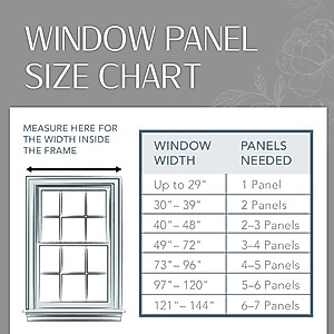 Elrene Home Fashions Vienna Sheer Tie-Top Window-Curtain Panel, 52 in x 84 in (1 Panel), Flax