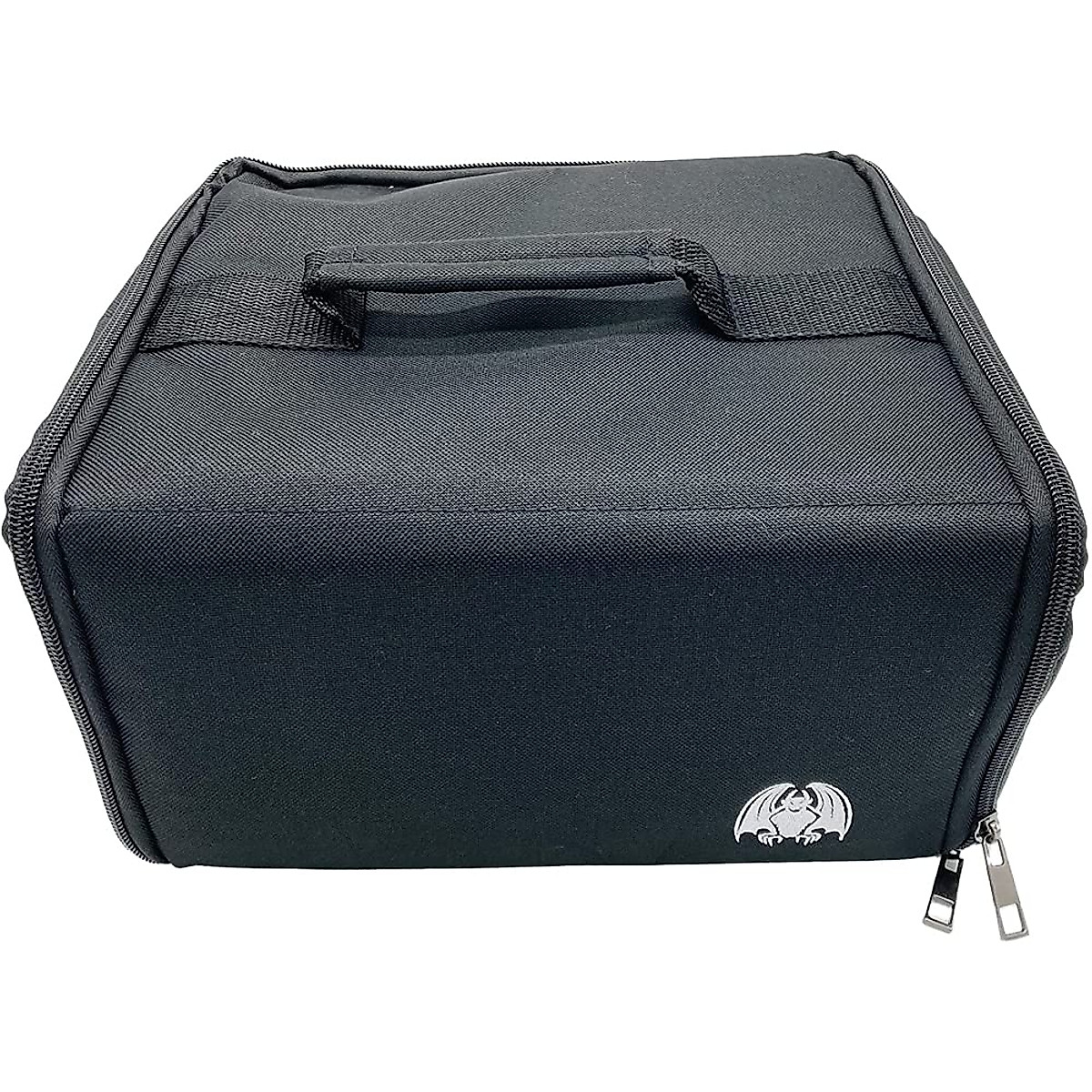 Grinning Gargoyle Miniature Storage Case - 80 Foam Slot Figurine Miniature Carrying Case - Minitures Carry Case with handle - Dungeons and Dragons Miniature Case - Wargame Carrying Case (4 Tray)