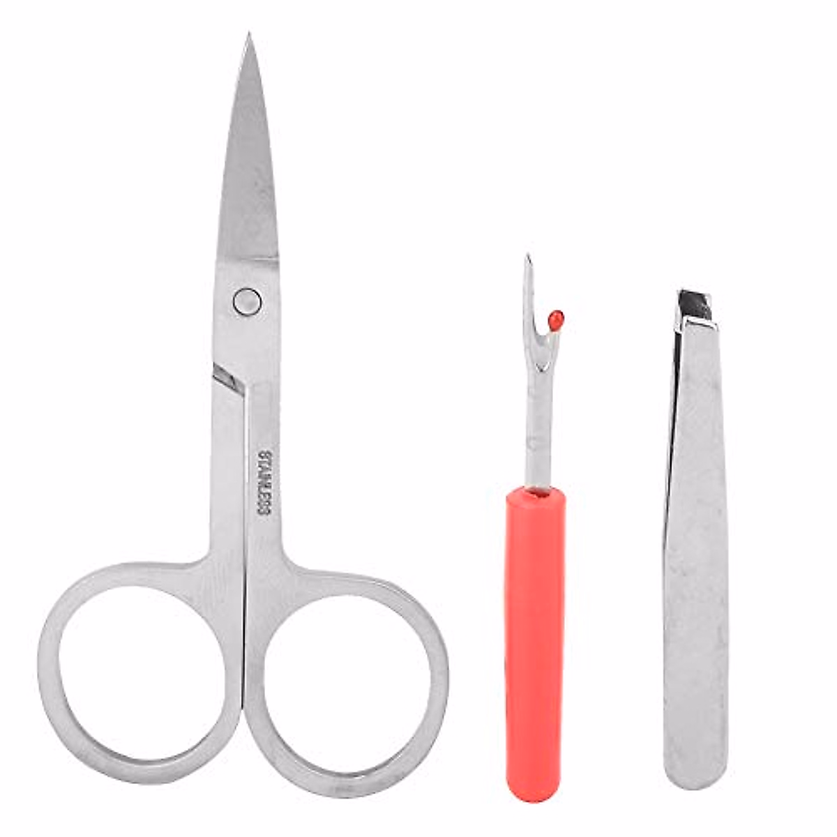 Zixyqol Portable Sewing Box,Embroidery Needle Soft Tape Measure Scissors Thimble Thread with Tinplate Case Travel Set for Home DIY Crafts Sewing