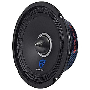 Rockville RXM68 6.5" 150w 8 Ohm Mid-Bass Driver Car Audio Speaker, Mid-Range