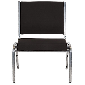 Flash Furniture Bariatric Chairs, 1 Pack, Black Fabric