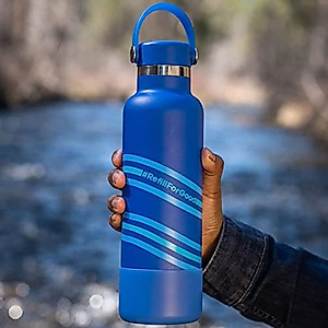 HYDRO FLASK - Water Bottle 621 ml (21 oz) - Refill For Good Edition - Stainless Steel & Vacuum Insulated - Standard Mouth with Leak Proof Flex Cap - Wave