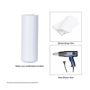 PYD Life Sublimation Glitter Tumblers Rainbow White Blank Straight 20 OZ Skinny Cups with Lid and Metal Straw 4 Pack