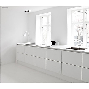 REDODECO Solid Color Pearl Film Vinyl Self Adhesive Counter Top Peel Stick Wallpaper Decal,15.8''x79''