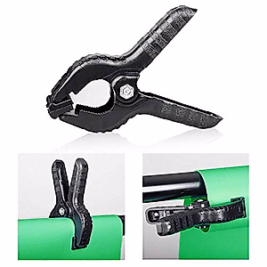 HYJ-INC Photo Video Studio 10 x12ft 100% Cotton Muslin Chromakey Green Screen Backdrop with 8.5 x 10ft Stand Photography Background Support System Kit Clamp, Carry Bag