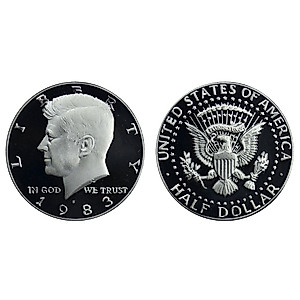 1983 S Gem Proof Kennedy Half Dollar US Coin 1/2 US Mint DCAM