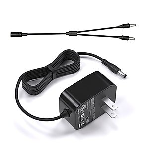 VHBW 5V Charger Replacement for Dogtra with Splitter Cable, Replacement SBC5V1000 Charger Compatible with Dogtra iQ Series, YS600, 200C, 280C, EF-3000 Gold Receiver,YS300 Collar Trainer (UL Listed)